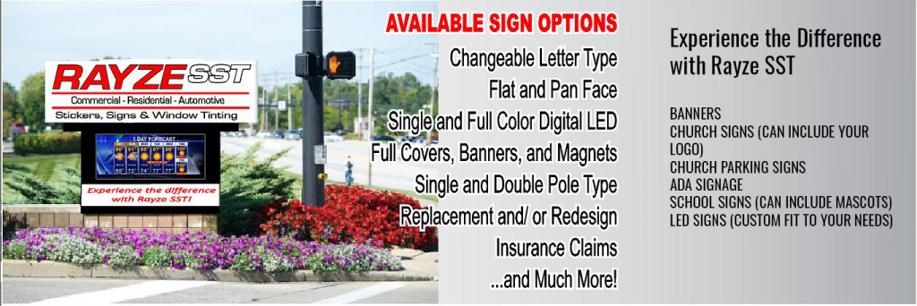 Window Tinting Florence SC- Rayze Stickers, Signs and Tint